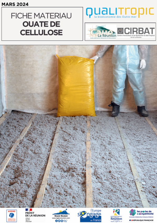 Fiche matériau - Ouate de cellulose - CIRBAT